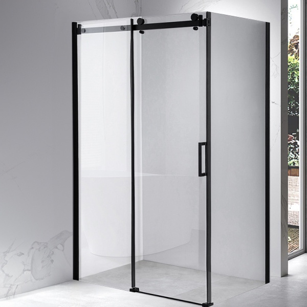 KABINA PRYSZNICOWA PROSTOKĄTNA BS14A CZARNA 100x90 CM - sklep Hydrosan.eu